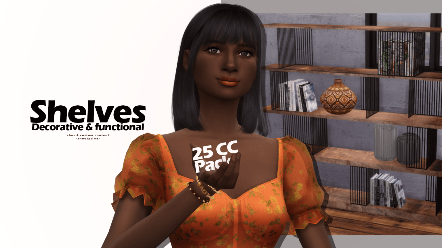 Beautify Your Home With Practical Shelf CC For Sims 4! — SNOOTYSIMS