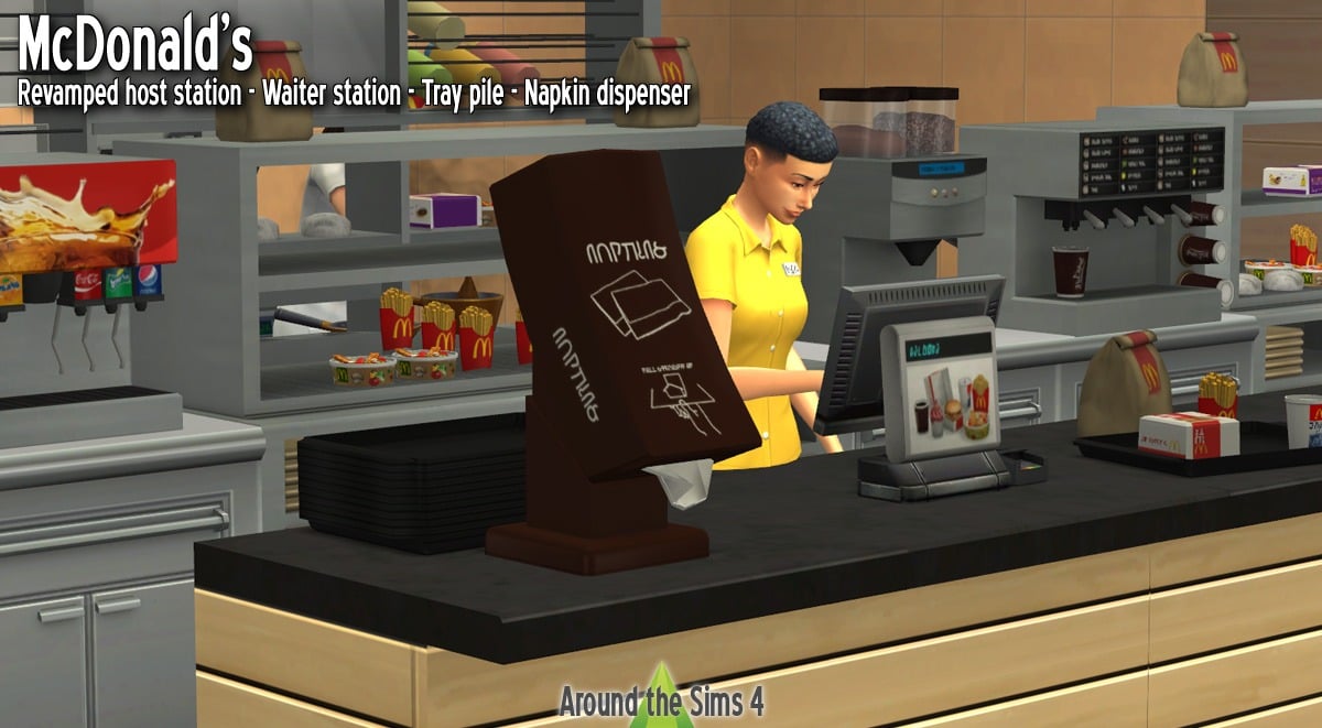 The Best Mcdonalds and Fast Food CC packs for The Sims 4!