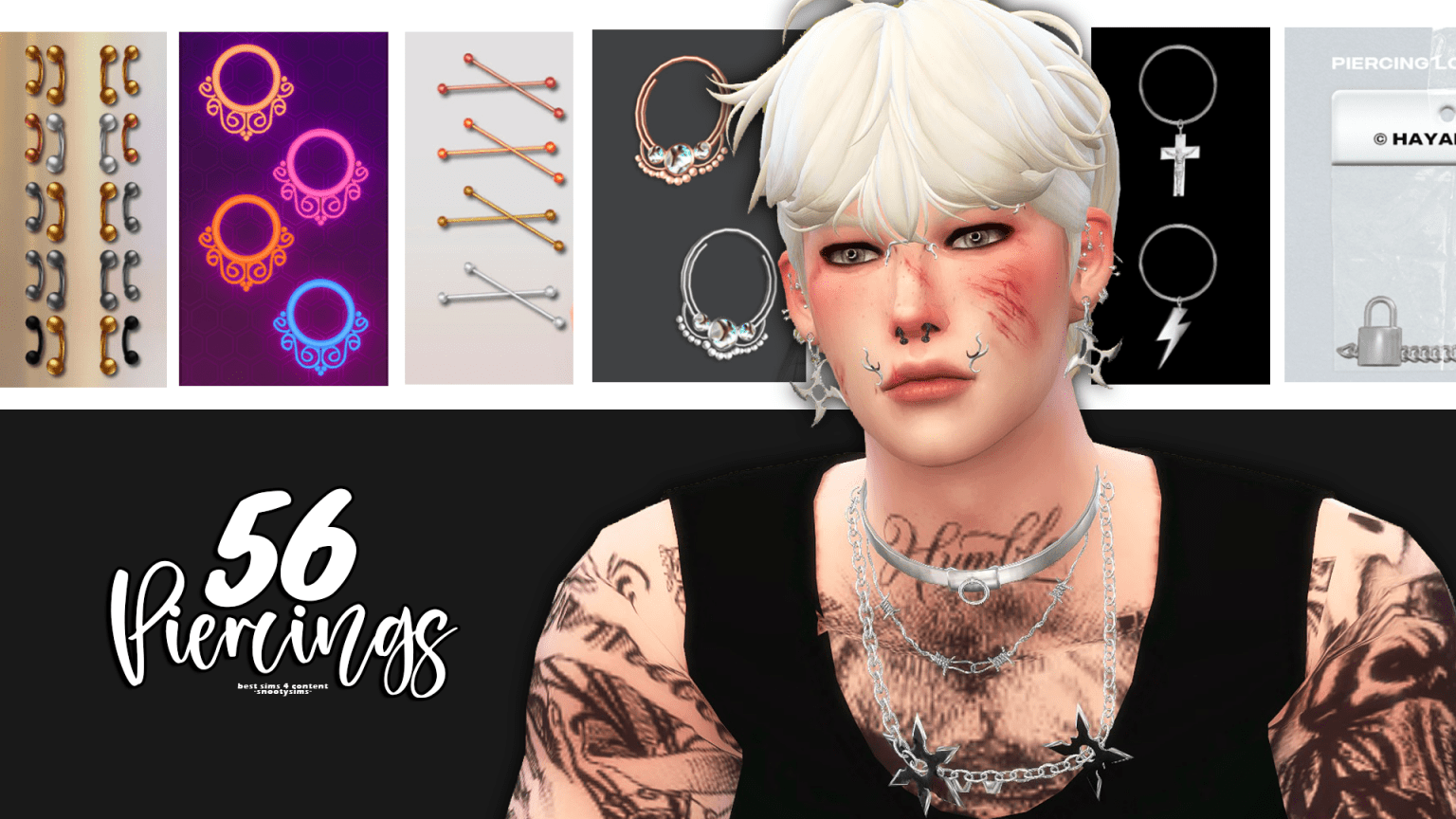 53+ Ultimate Sims 4 Piercings CC From Tumblr & Patreon (2023 Update ...