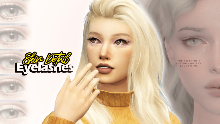 Best Sims 4 Eyelashes Skin Detail For Your Females (UPDATED) — SNOOTYSIMS