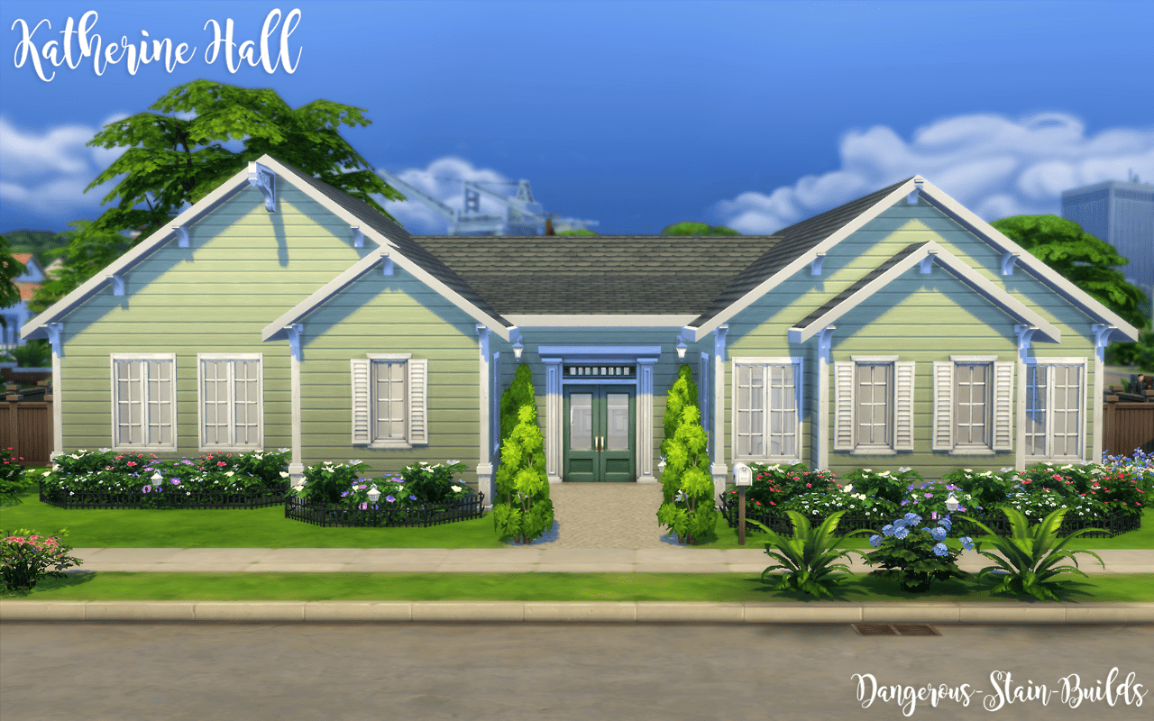 A List of Easy House Blueprints for The Sims 4!