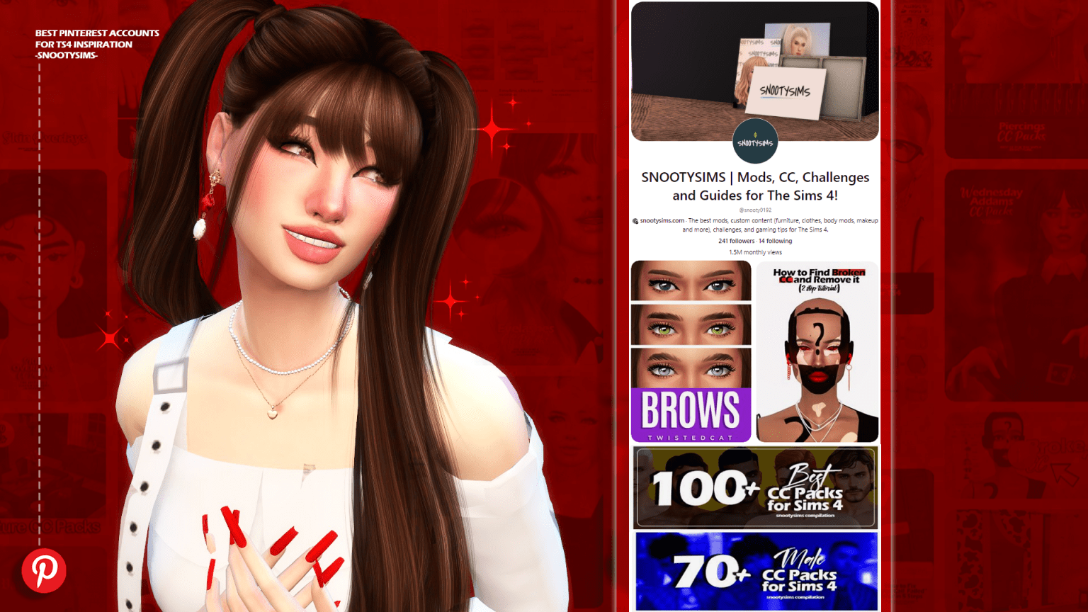 The Best Sims 4 Pinterest Accounts For TS4 Inspiration — SNOOTYSIMS