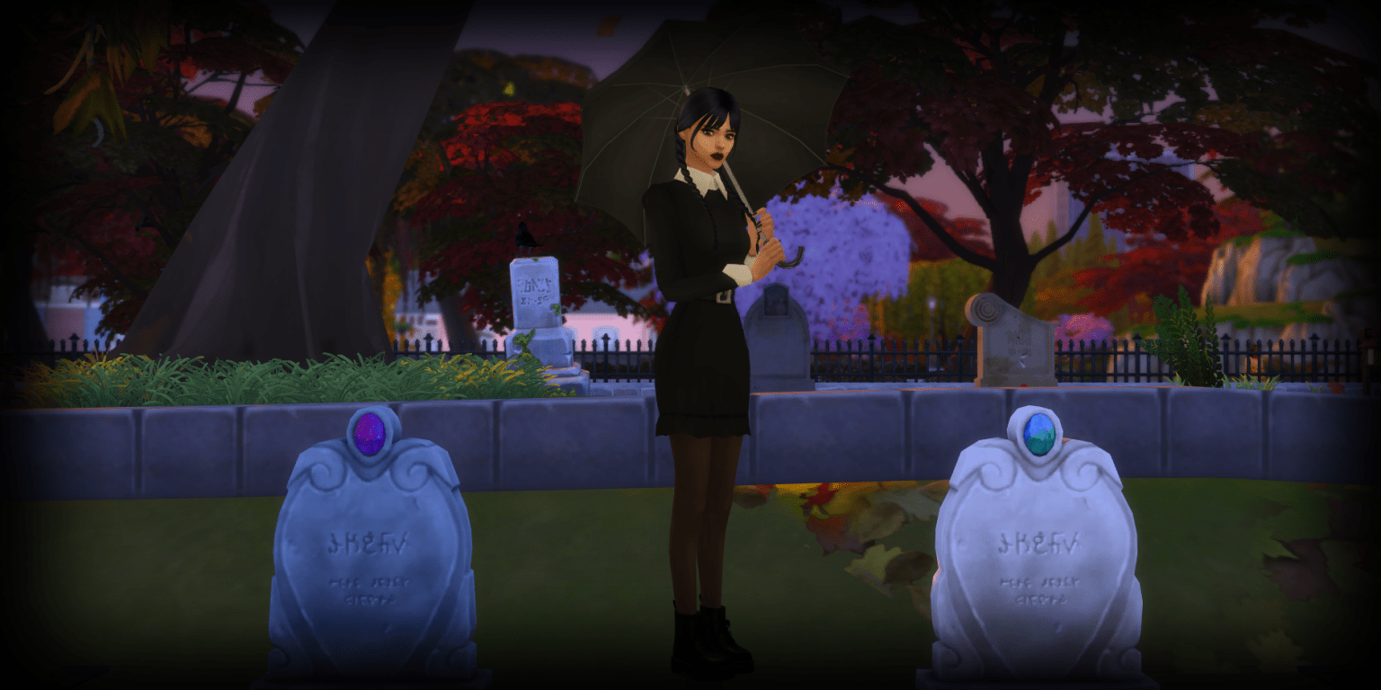 The Most Horrifying Wednesday Addams CC We Could Dig Up! — SNOOTYSIMS