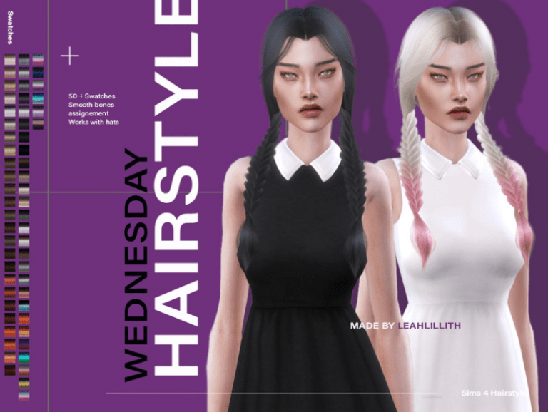 The Most Horrifying Wednesday Addams CC We Could Dig Up! — SNOOTYSIMS