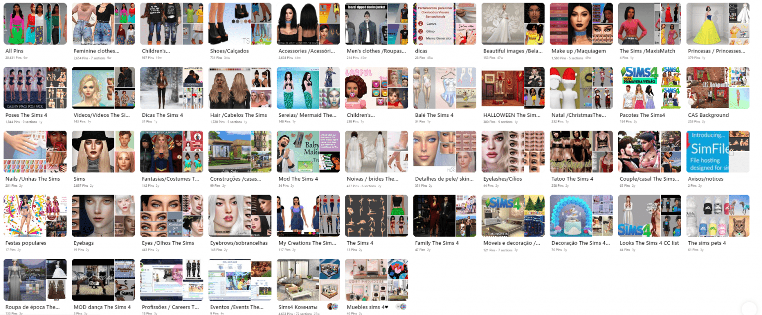 The Best Sims 4 Pinterest Accounts For TS4 Inspiration — SNOOTYSIMS