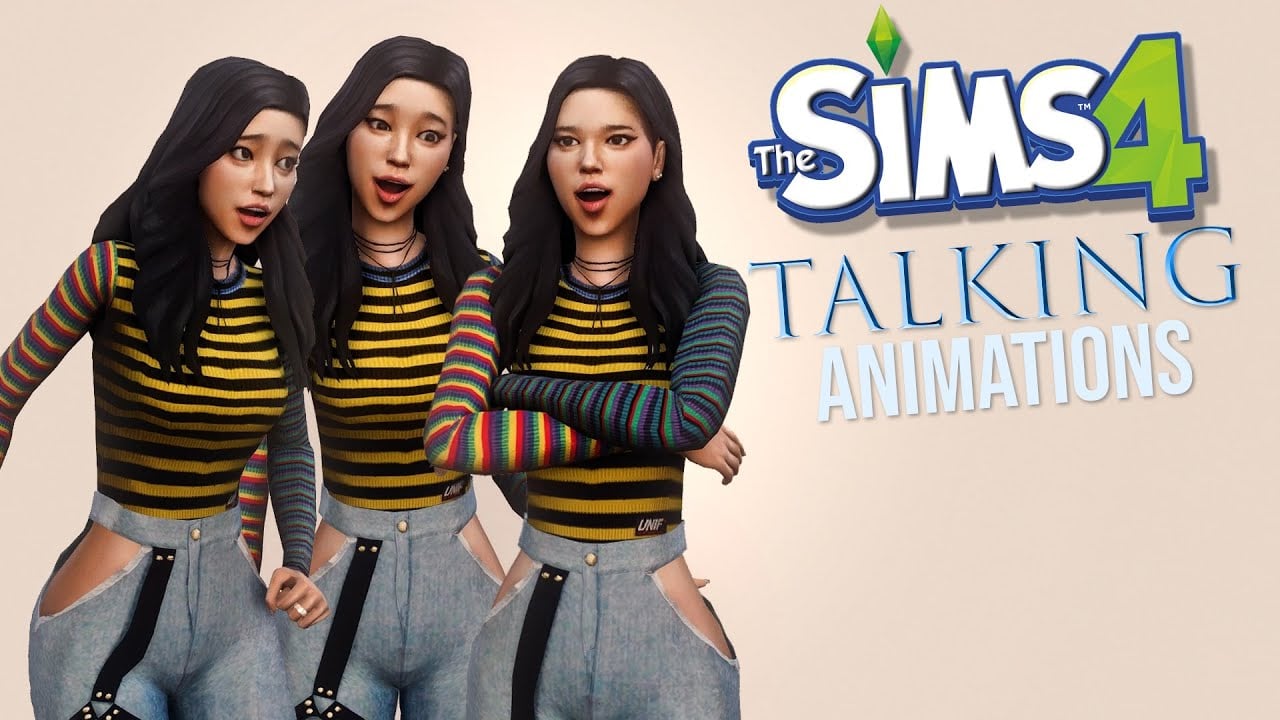 Conversation & Talking Animations For Better Interractions in TS4 ...