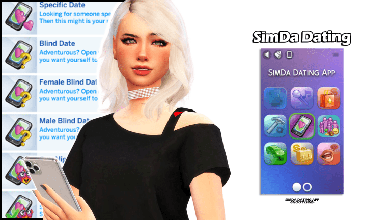 SimDa Dating App Mod - Time to Get Frisky in TS4! — SNOOTYSIMS
