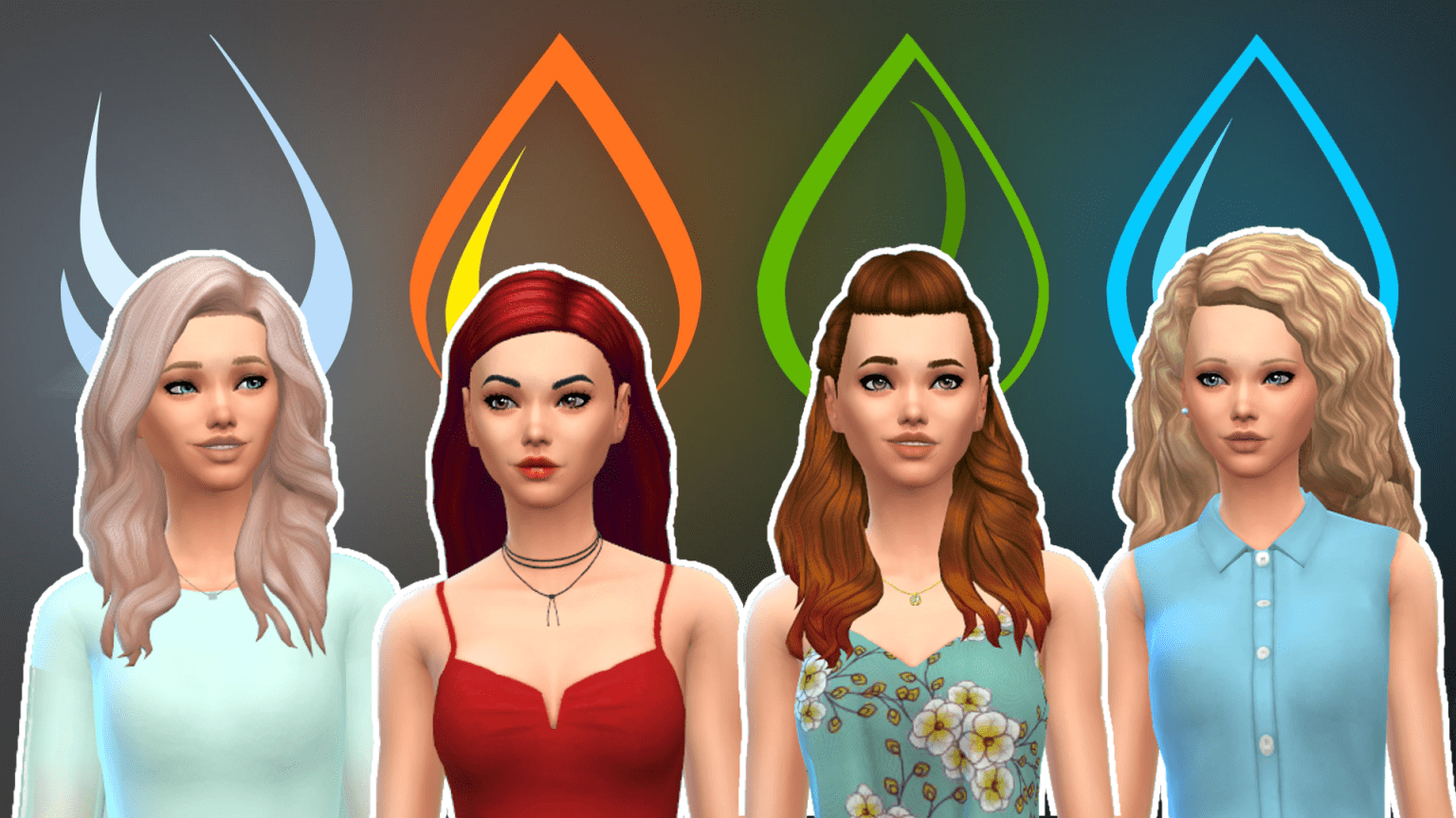Try The Thrilling Four Immortal Sisters Challenge for The Sims 4!