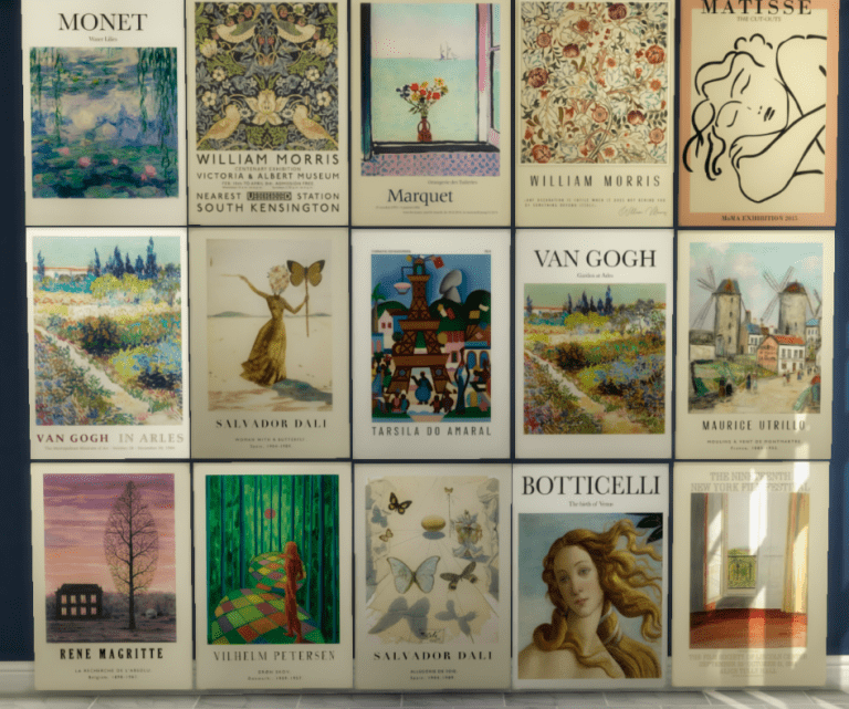 23+ Amazing Sims 4 Posters CC To Have in 2023 — SNOOTYSIMS