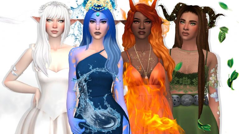 Try The Thrilling Four Immortal Sisters Challenge for The Sims 4!