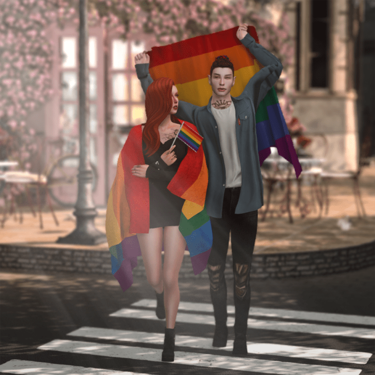 Celebrating Love: 30+ Stunning CC Pride Flags and Decor!