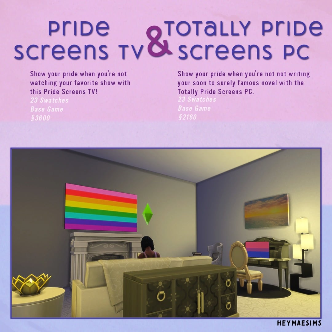 Celebrating Love: 30+ Stunning CC Pride Flags and Decor!
