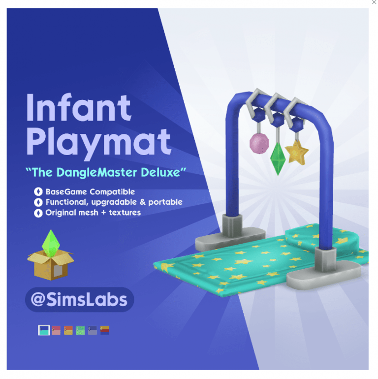 30+ Versatile Infant Furniture CC for The Sims 4 (Functional & Deco ...