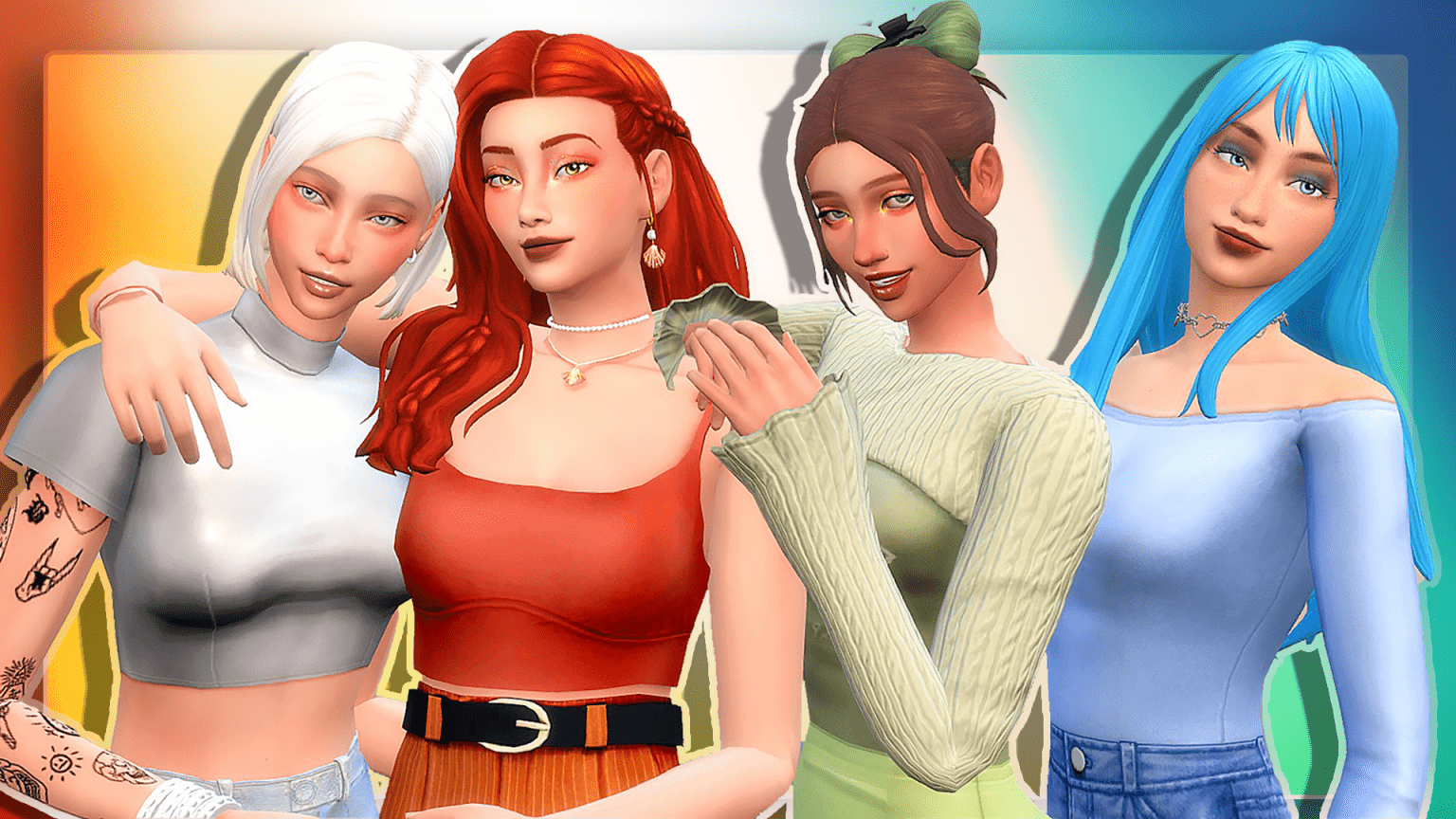 Try The Thrilling Four Immortal Sisters Challenge for The Sims 4!