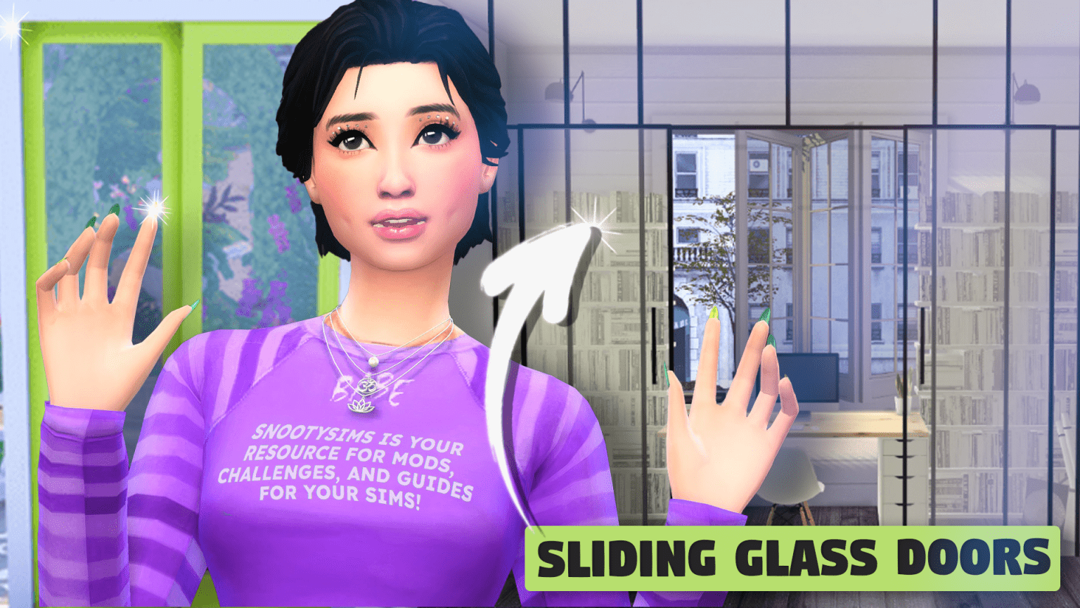The Best CC Sliding Glass Doors for The Sims 4! — SNOOTYSIMS