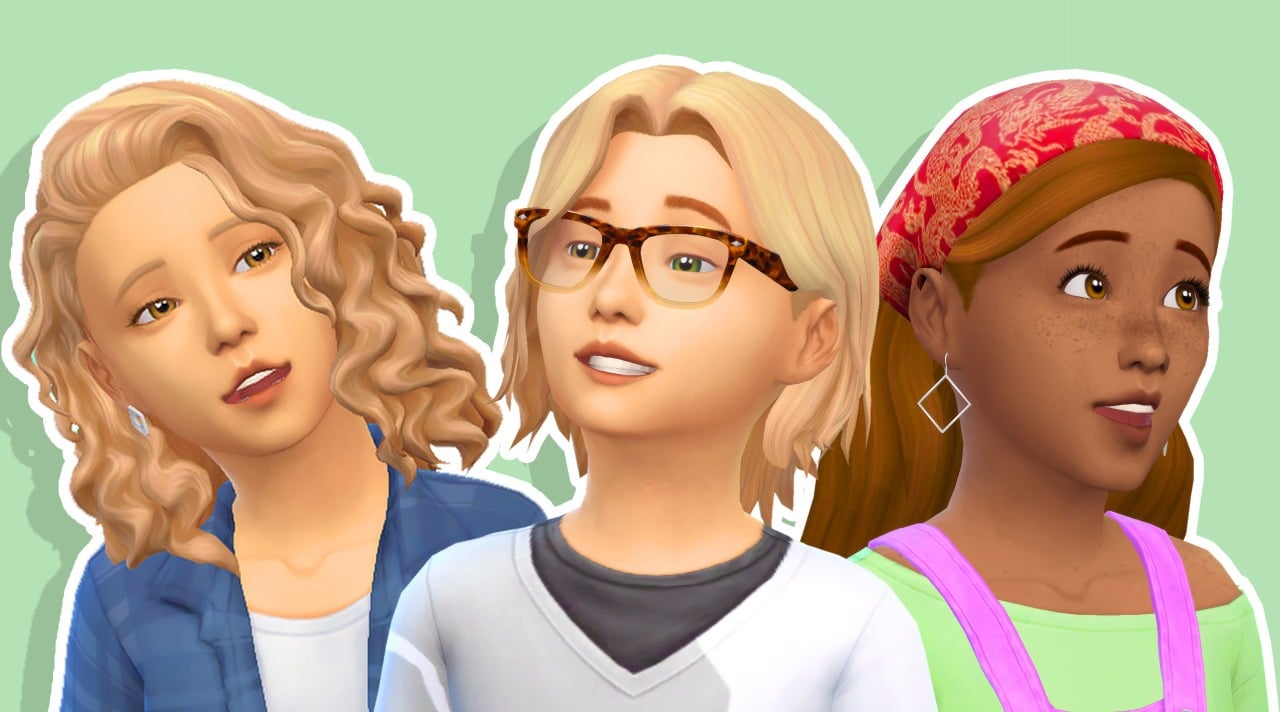 27+ of the Most Incredible Maxis Match Hairstyles for Kids in TS4 ...