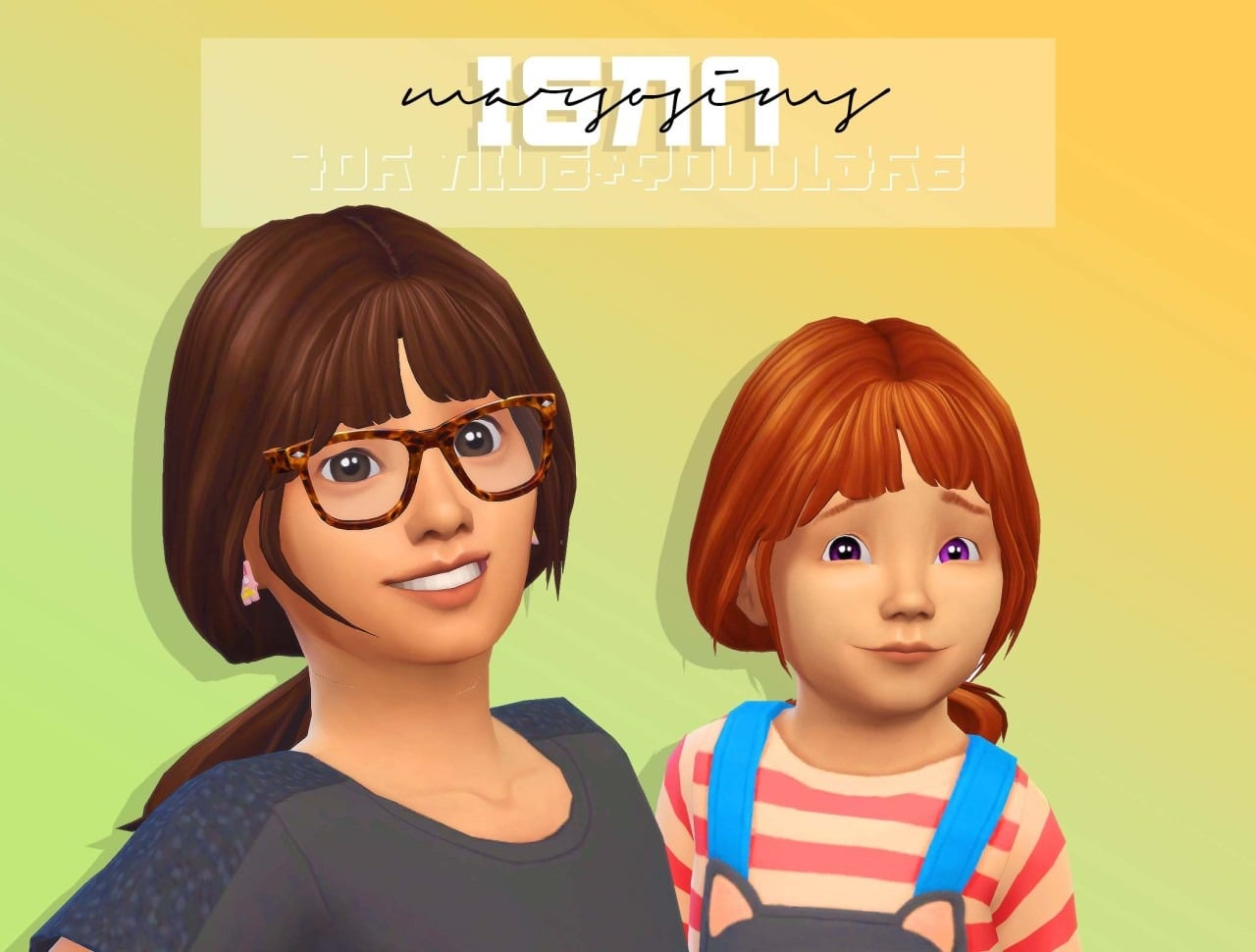 27+ of the Most Incredible Maxis Match Hairstyles for Kids in TS4 ...