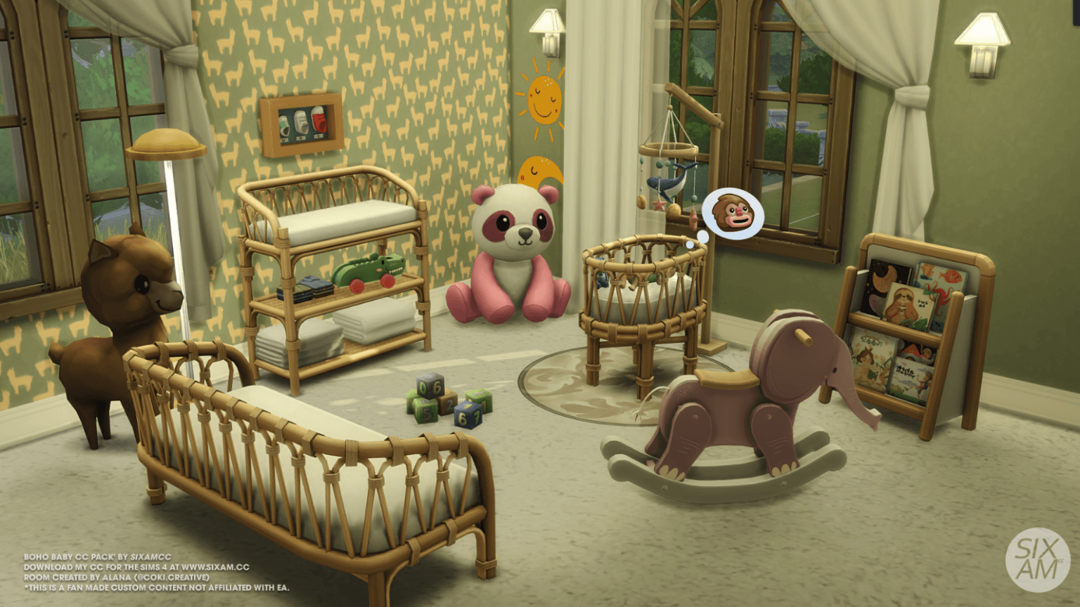 30+ Versatile Infant Furniture CC for The Sims 4 (Functional & Deco ...