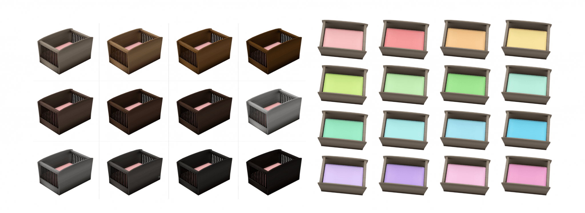 30+ Versatile Infant Furniture CC for The Sims 4 (Functional & Deco ...