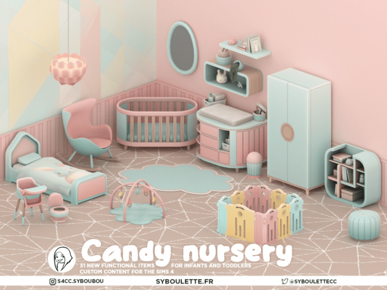 22+ Infant Cribs CC That Make Up The CUTEST Bedrooms! — SNOOTYSIMS
