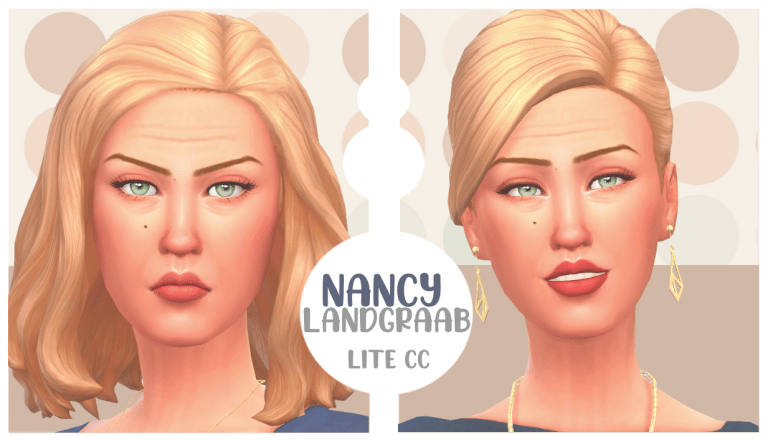 Nancy Landgraab in Sims 3 & 4 - The Posh Heiress!
