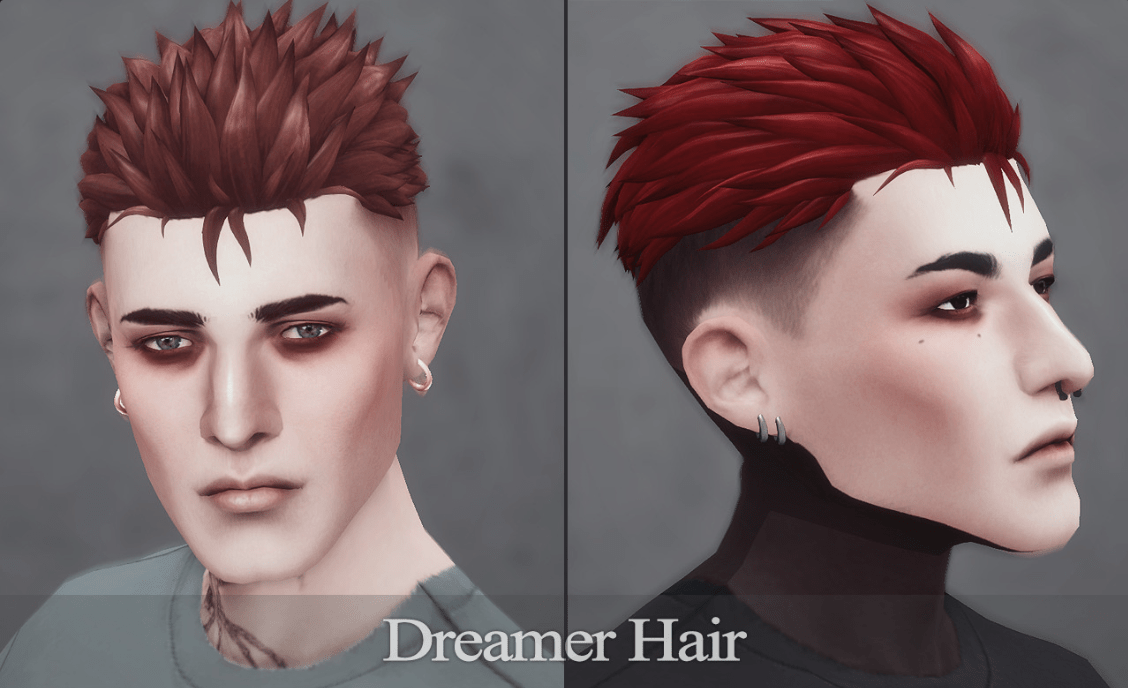 21 Spiky Male Hairstyles for Sims with an EDGE — SNOOTYSIMS