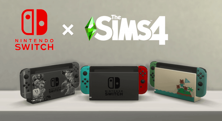 Love the Nintendo Switch? 12 Links to Switch CC for Sims! — SNOOTYSIMS