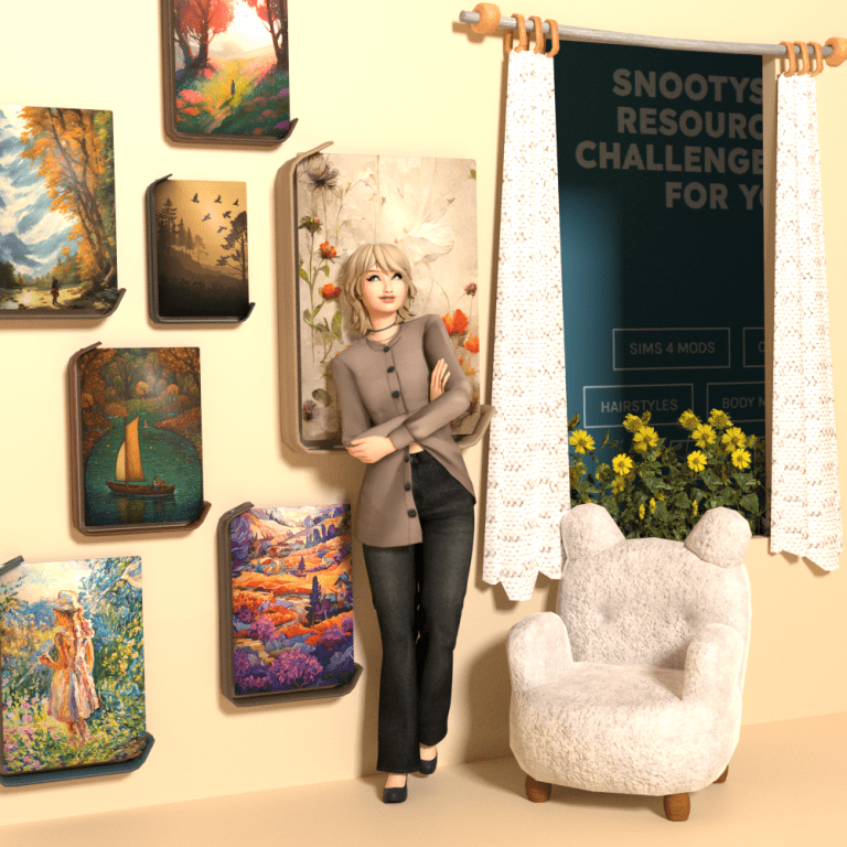 20 Art CC Packs for the Sims 4: Art Pieces You Will Love — SNOOTYSIMS