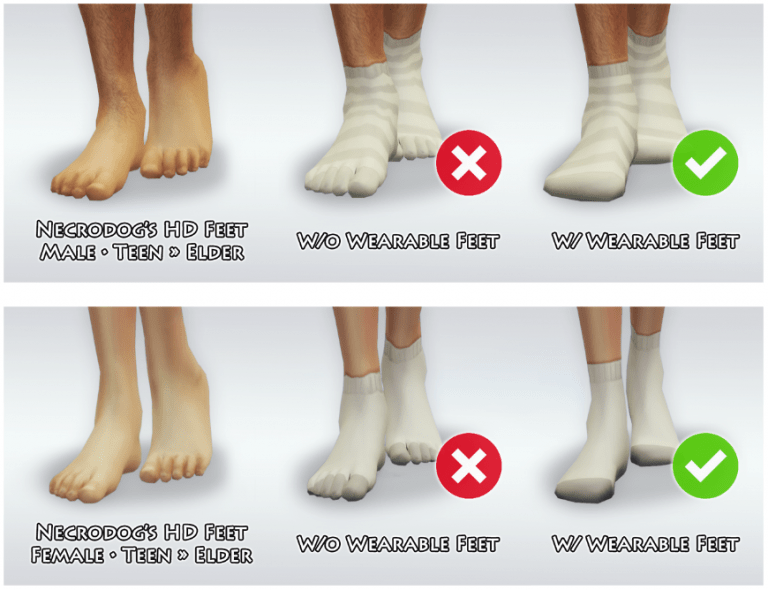Get A Kick Out Of These Hd Feet Mods — Snootysims