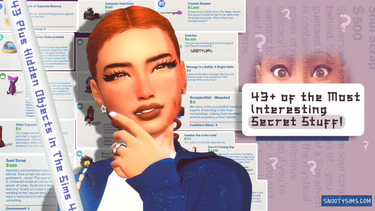 Hidden Objects in The Sims 4: 43+ of the Most Interesting Secret Stuff!