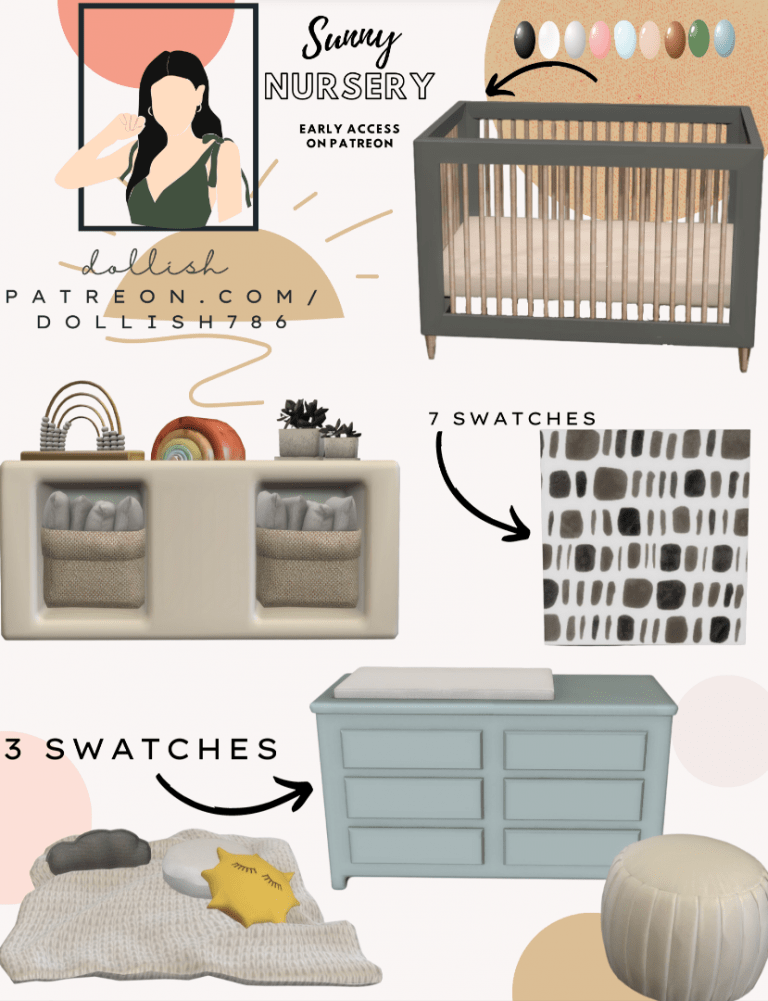 22+ Infant Cribs CC That Make Up The CUTEST Bedrooms! — SNOOTYSIMS