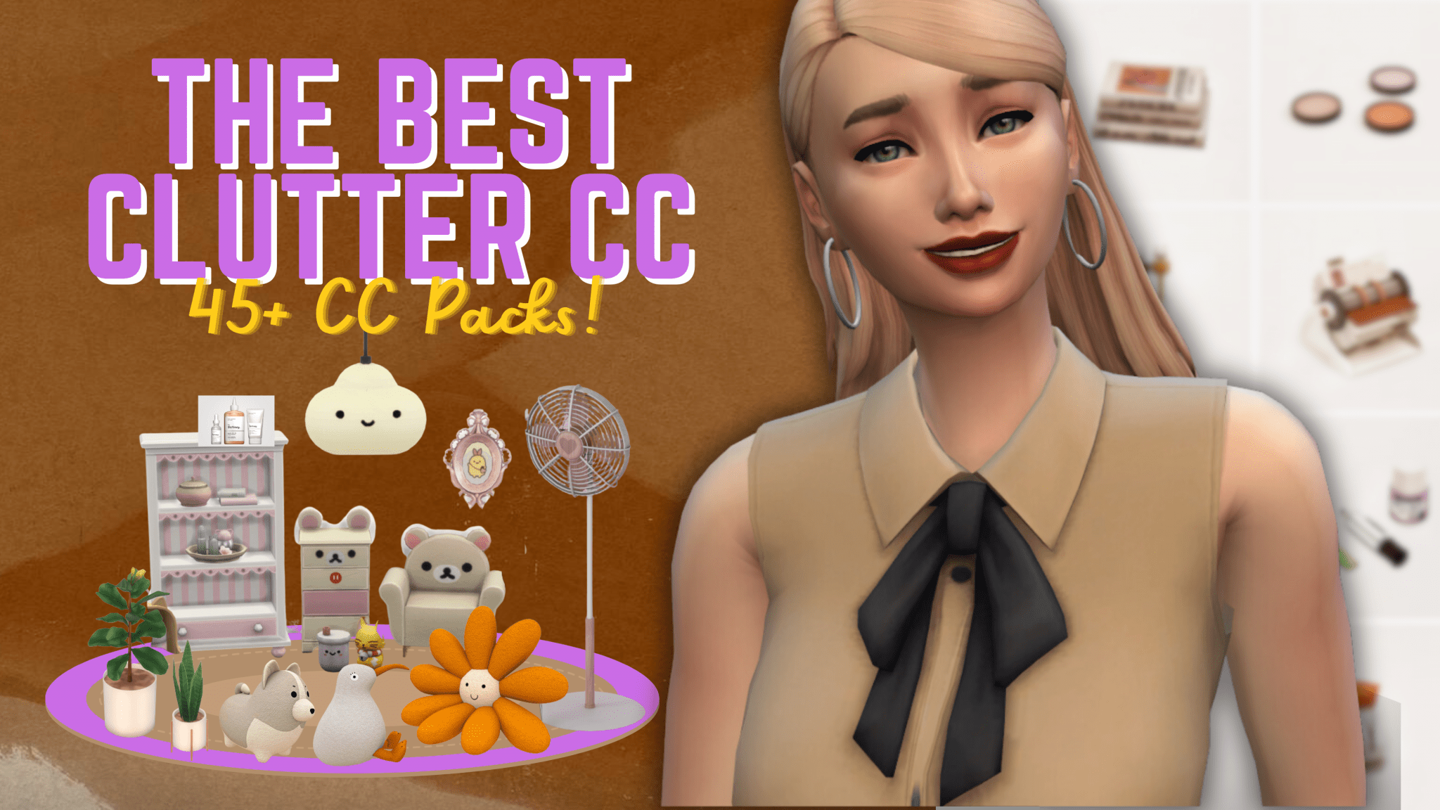 Sims 4 Clutter CC: 45+ Objects to add to Every type of room in ts4 ...