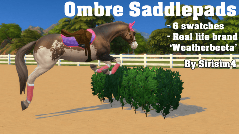 Sims 4 Horse Ranch CC: Riding Equipment & Accessories CC — SNOOTYSIMS
