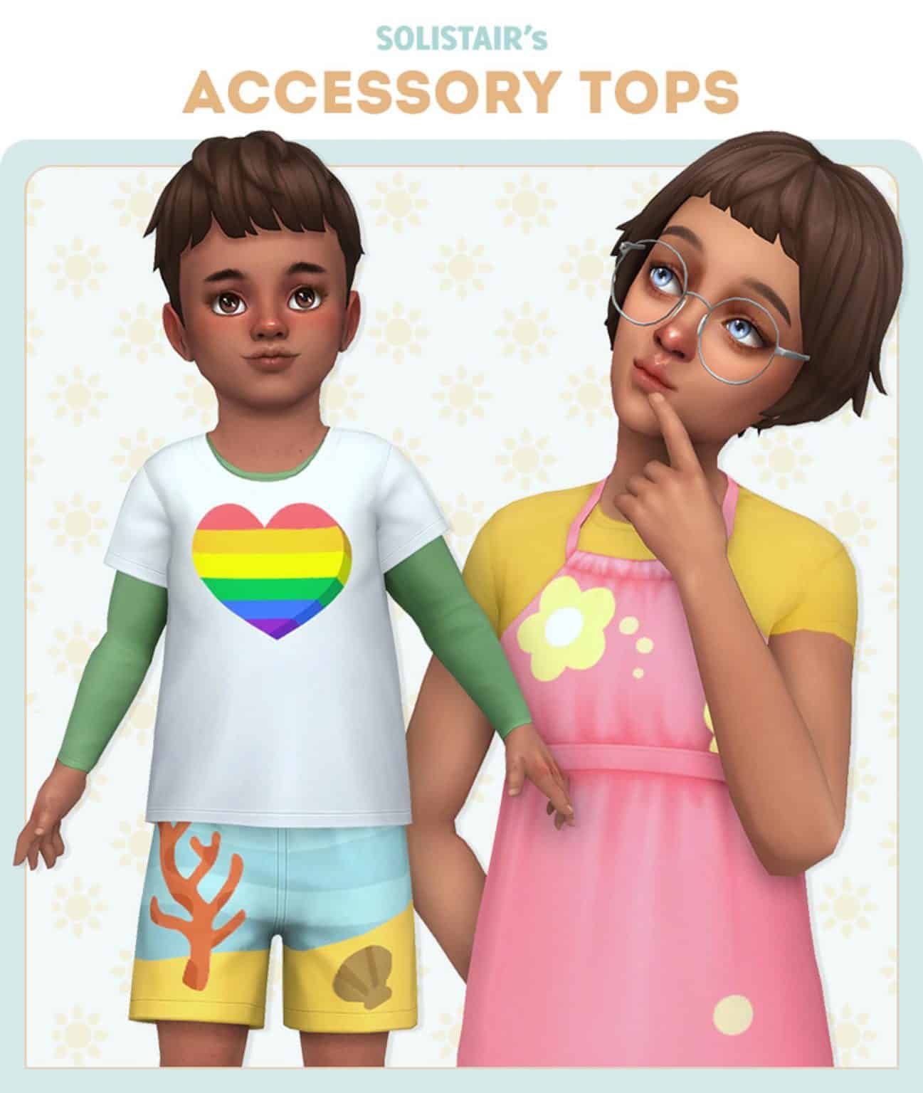 Latest Accessory Tops Custom Content for the Sims 4 — SNOOTYSIMS