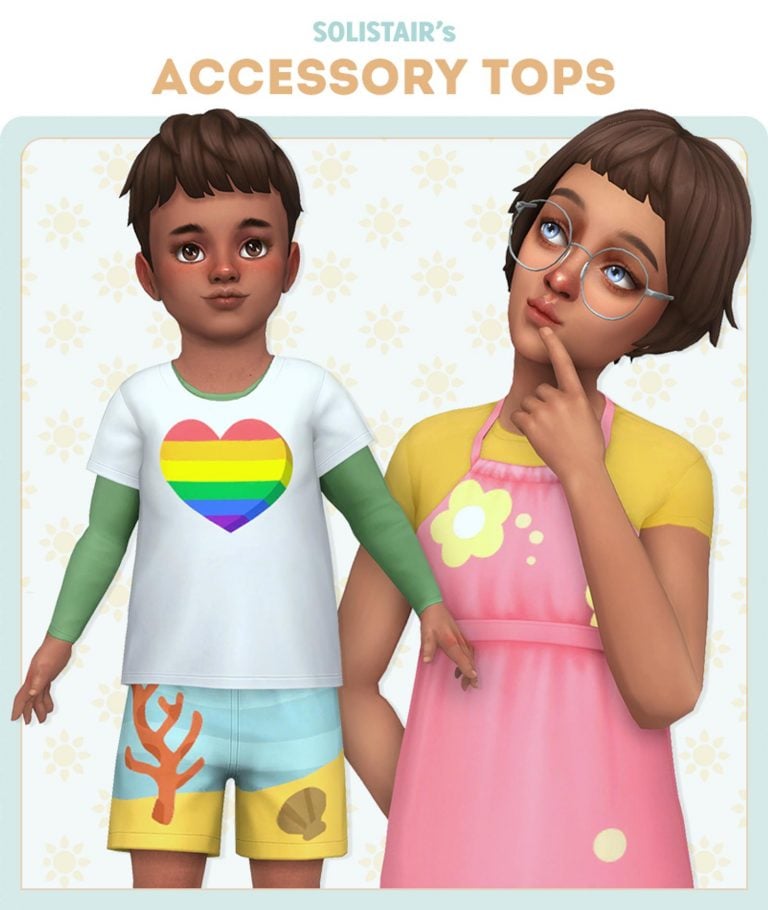 Latest Accessory Tops Custom Content for the Sims 4 — SNOOTYSIMS