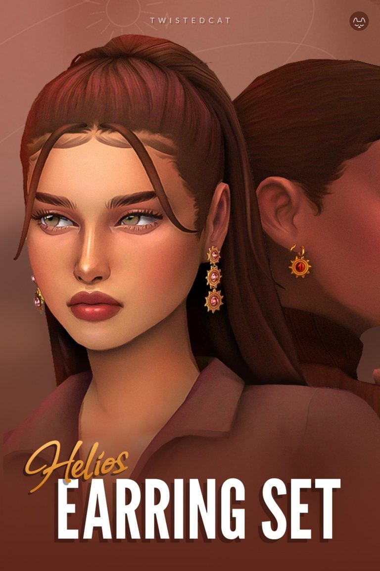 Excellent Earrings CC For The Sims 4