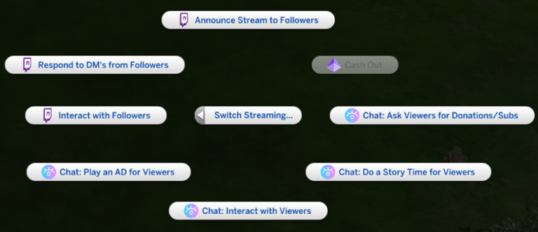 Switch Streaming Mod for The Sims 4: All The Nice Features!