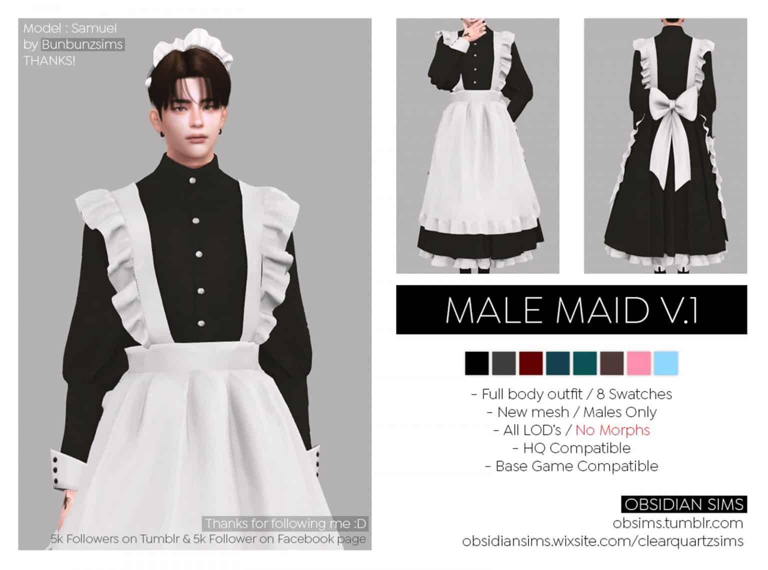 Sims 4 Maid Uniform CC & Mods — SNOOTYSIMS
