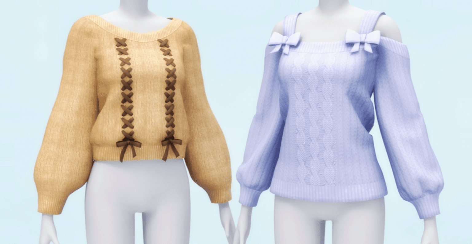 Cozy Sweater CC For Sims 4 You'll Love Wearing! — SNOOTYSIMS