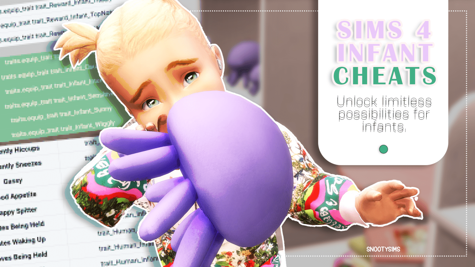 Control Infant's Development With These TS4 Infant Cheats!
