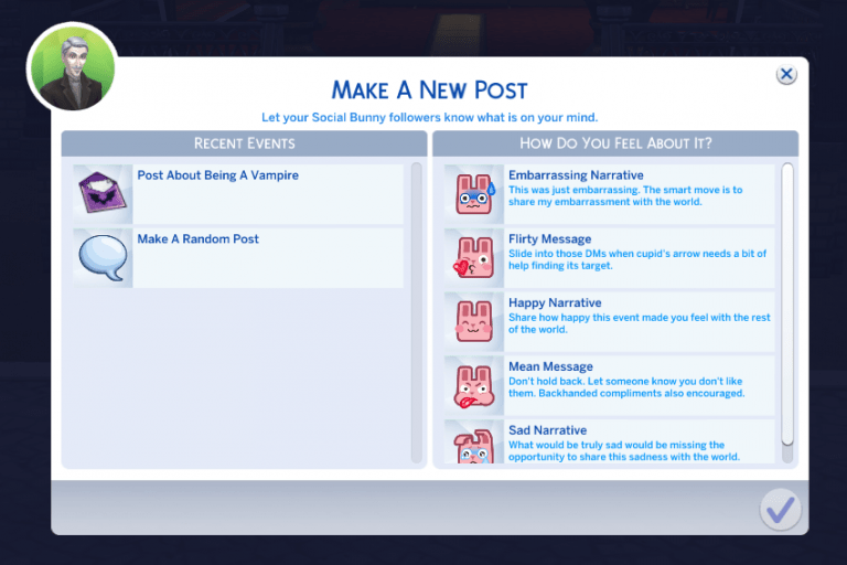 Social Bunny Mod: Create Better Online Connections in TS4!