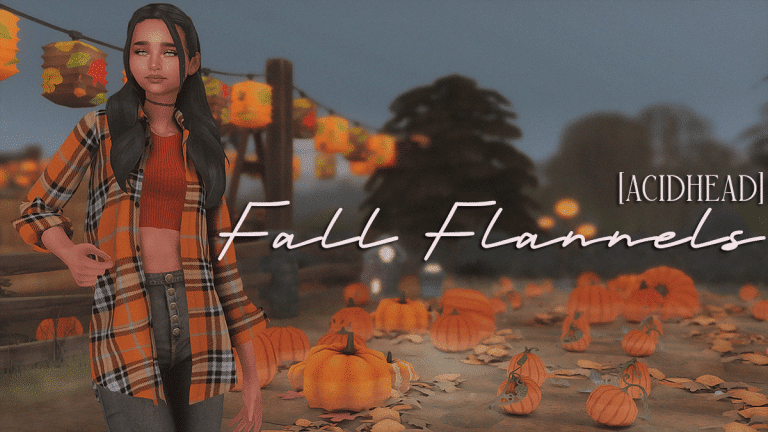 Awesome Flannel Shirts Custom Content for the Sims 4 — SNOOTYSIMS