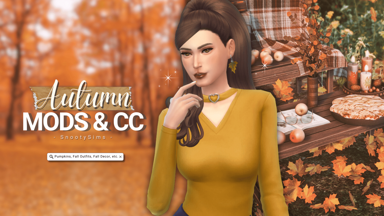 40+ Autumn CC and Mods: Have an Unforgettable Fall Season In The Sims 4 ...