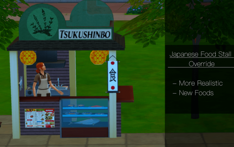 25+ Food Stall Mods and CC: Enjoy New Tasty Treats In The Sims 4!