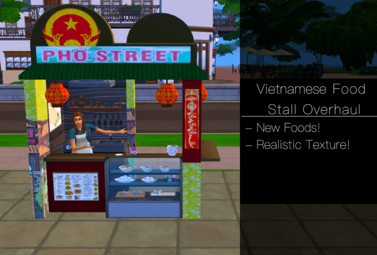 25+ Food Stall Mods and CC: Enjoy New Tasty Treats In The Sims 4!