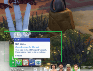 Begging Mod: Make Instant Simoleons In The Sims 4!