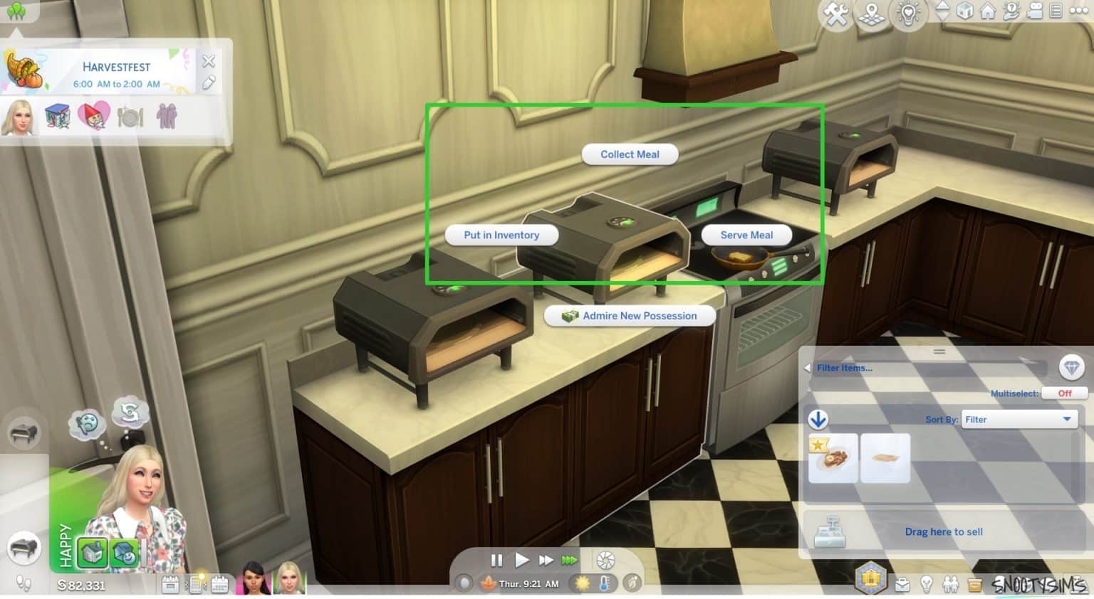 How To Use the New Home Chef Hustle Appliances In The Sims 4