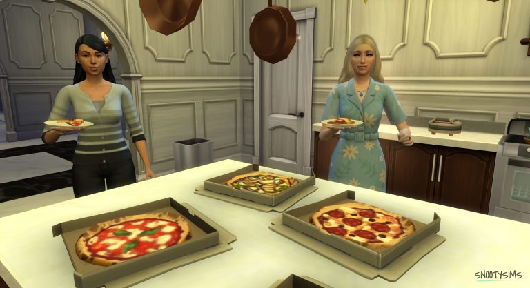 New Recipes For The Sims 4: Delicious Waffles and Pizzas!