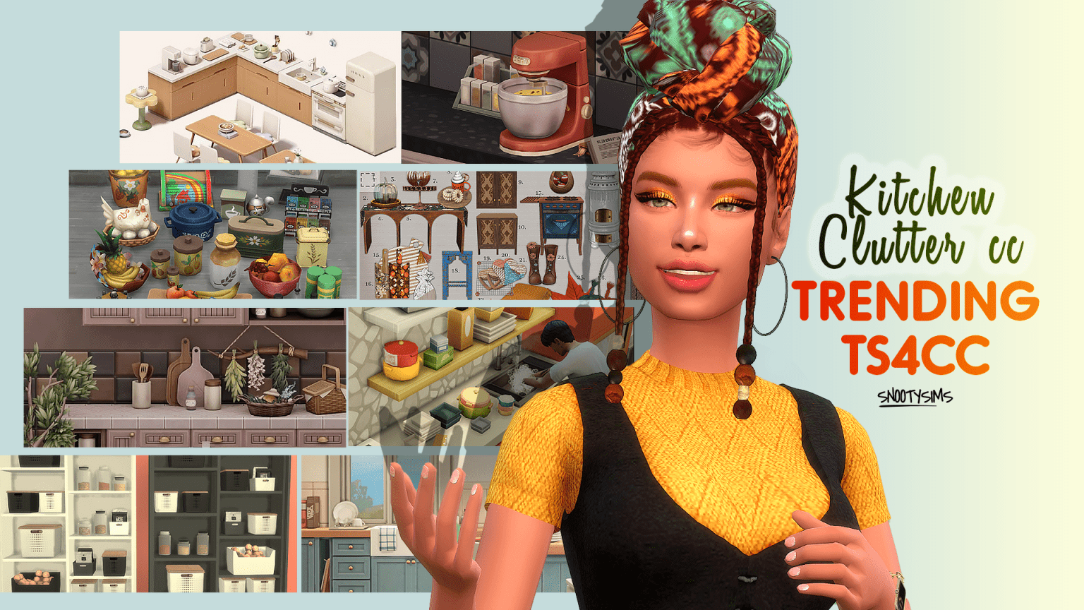 🚀 Trending Kitchen Clutter CC for The Sims 4 — SNOOTYSIMS