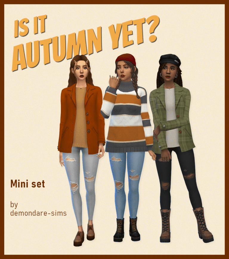 40+ Autumn CC and Mods: Have an Unforgettable Fall Season In The Sims 4 ...